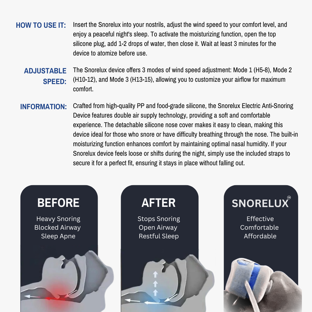 The #1 Best Anti-Snoring Products – Snorelux®